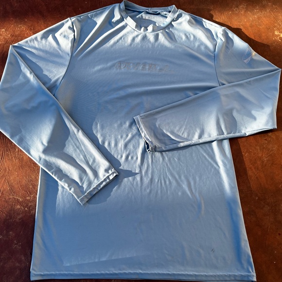 O'Neill | Shirts | Oneill Long Sleeve Drifit Light Blue Nylon T Shirt ...